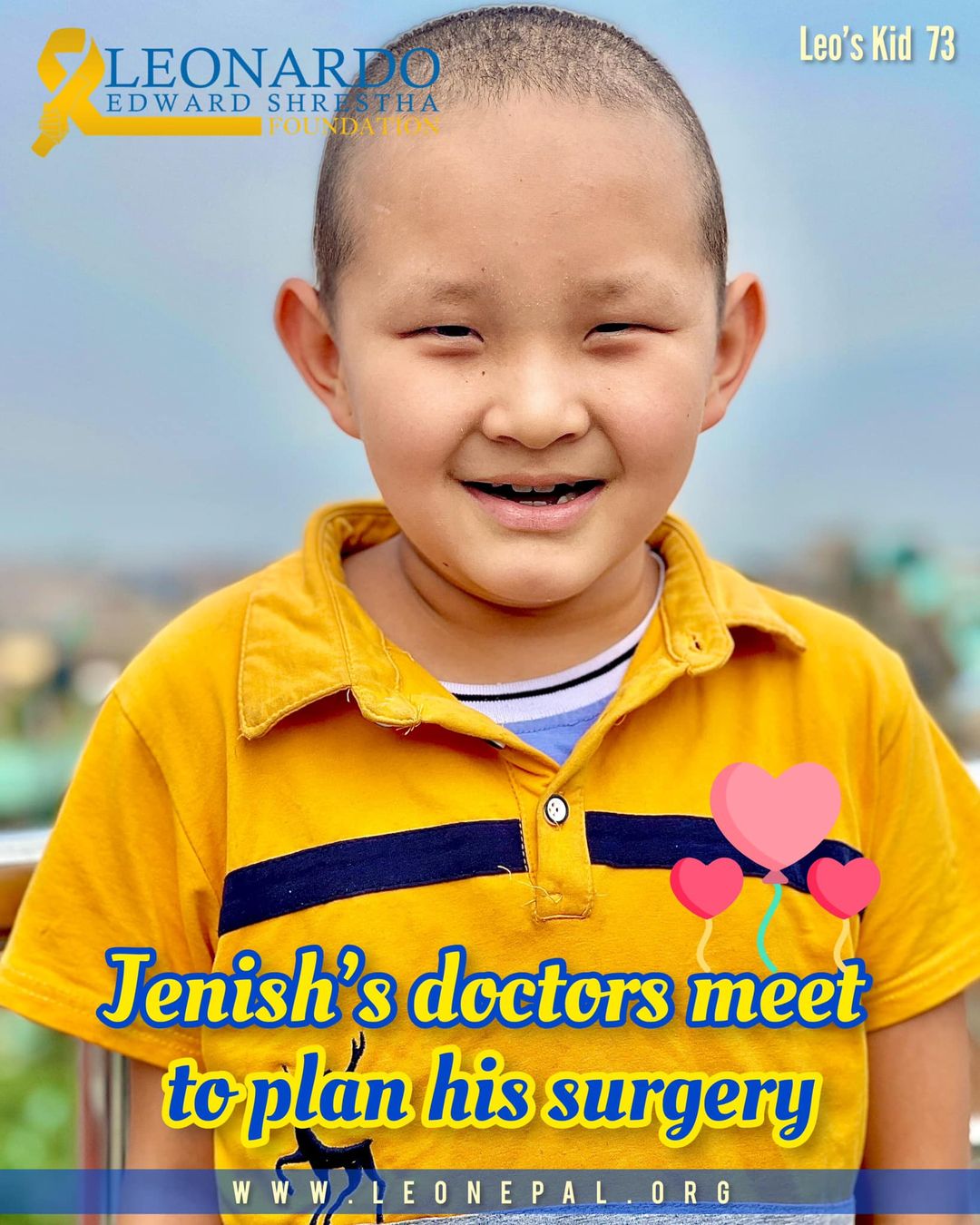 Jenish’s doctors meet to plan his surgery | Leonardo Edward Shrestha ...