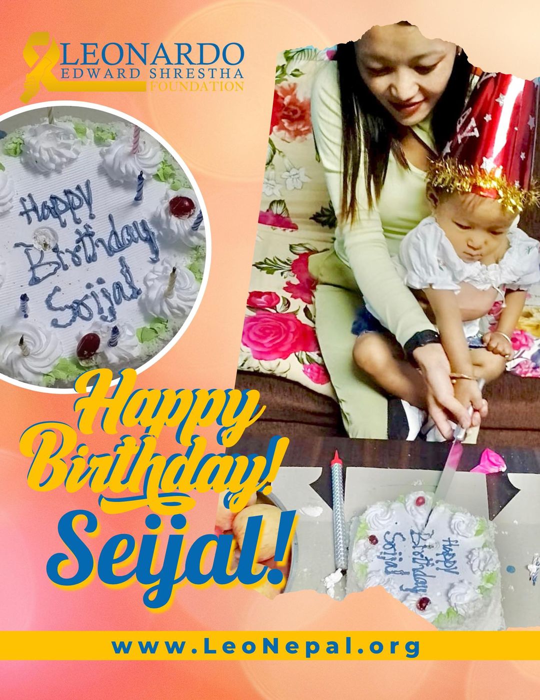 Happy Birthday, Sejal! | Leonardo Edward Shrestha Foundation